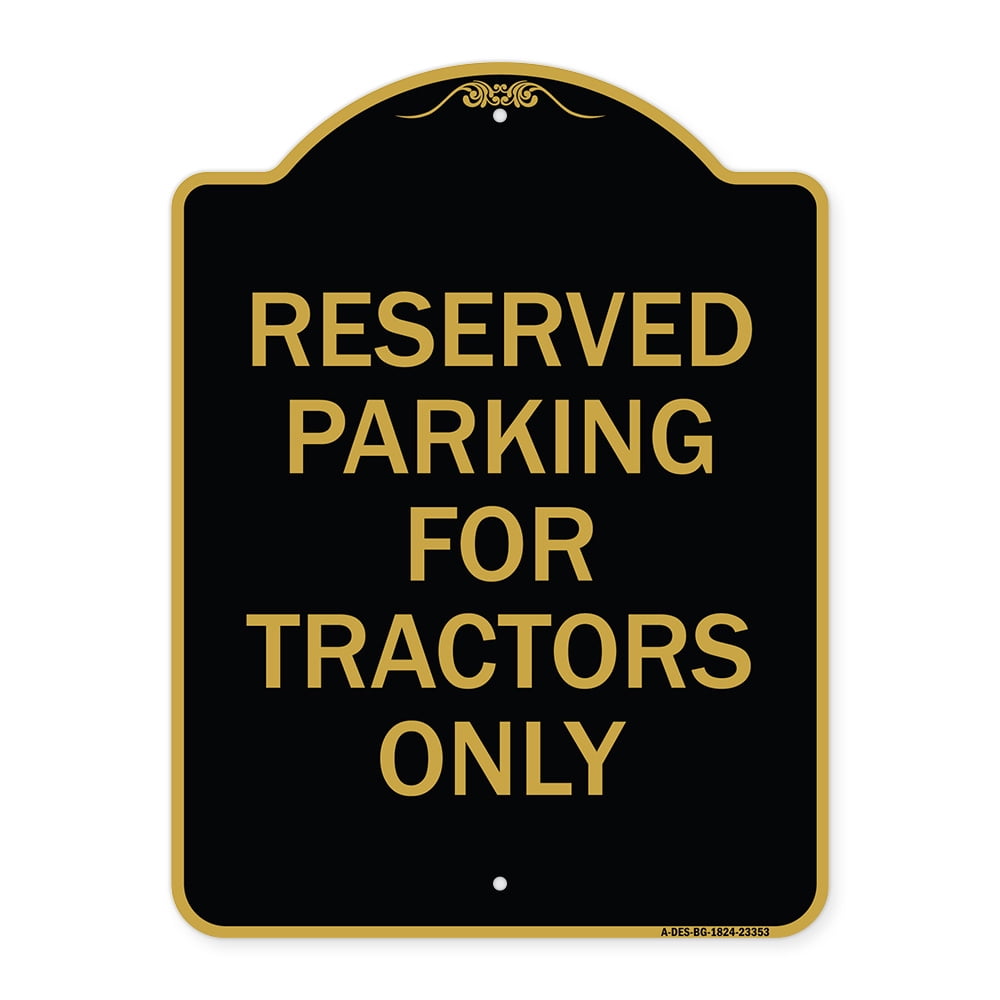 SignMission A-DES-BG-1824-23353 18 x 24 in. Designer Series Sign ...