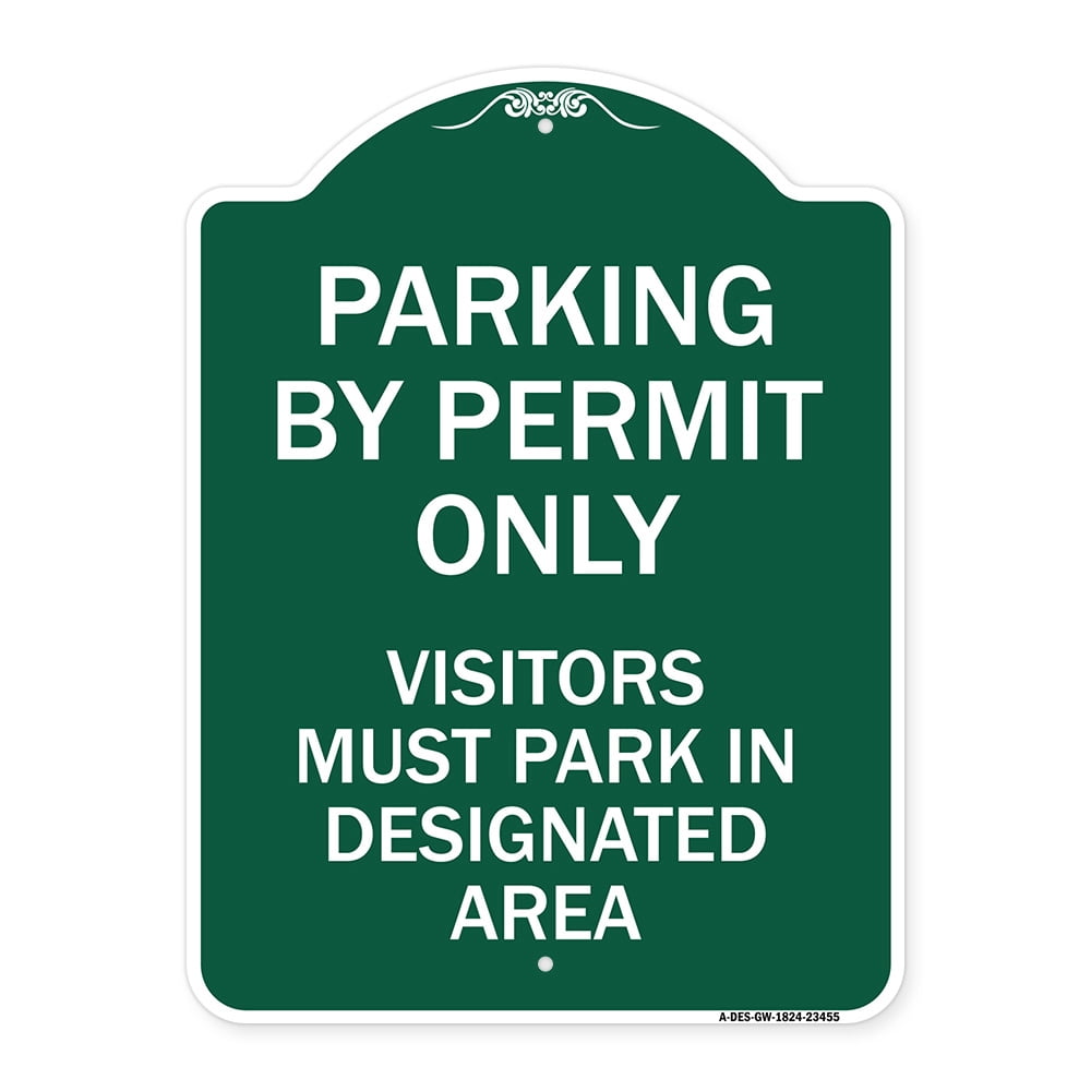 SignMission A-DES-GW-1824-23455 18 x 24 in. Designer Series Sign ...