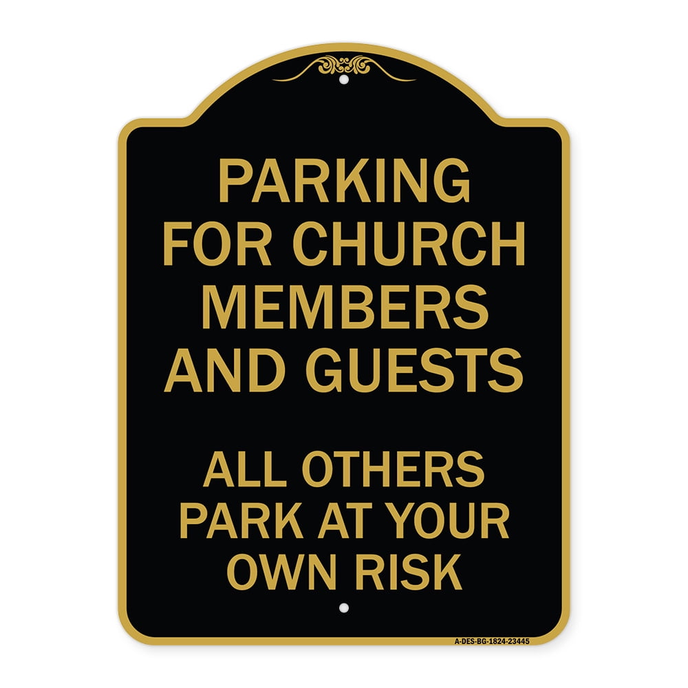 SignMission A-DES-BG-1824-23445 18 x 24 in. Designer Series Sign ...