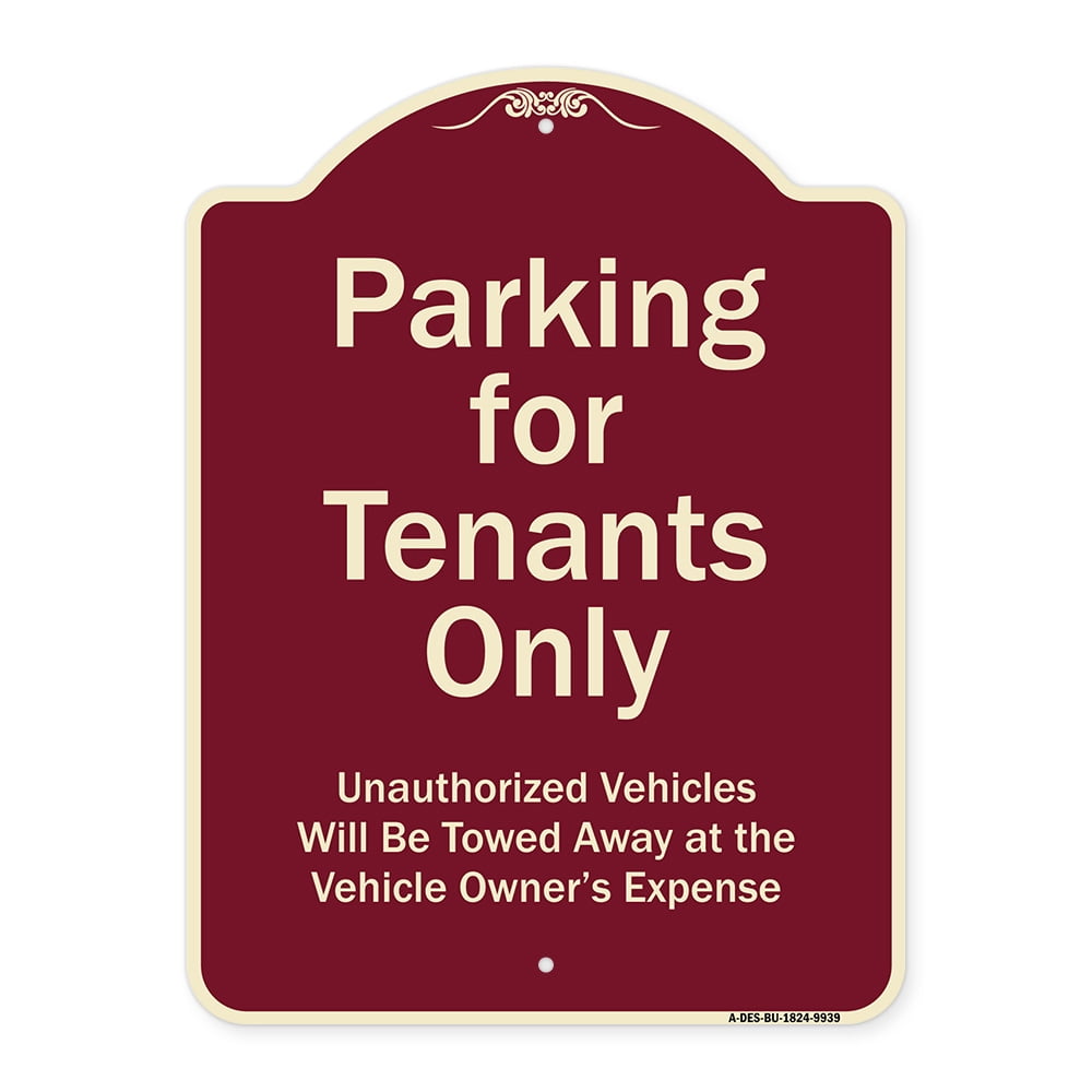 SignMission A-DES-BU-1824-9939 18 x 24 in. Designer Series Sign ...