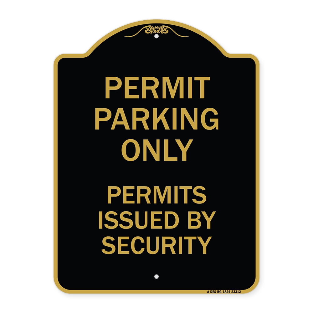 SignMission A-DES-BG-1824-23312 18 x 24 in. Designer Series Sign ...