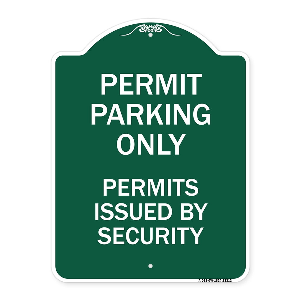 SignMission A-DES-GW-1824-23312 18 x 24 in. Designer Series Sign ...