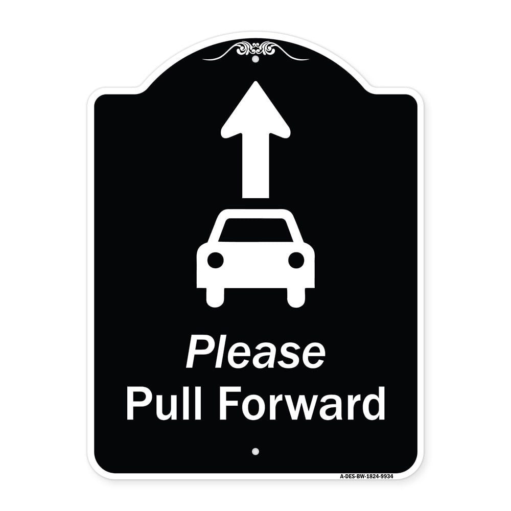 SignMission A-DES-BW-1824-9934 18 x 24 in. Designer Series Sign ...