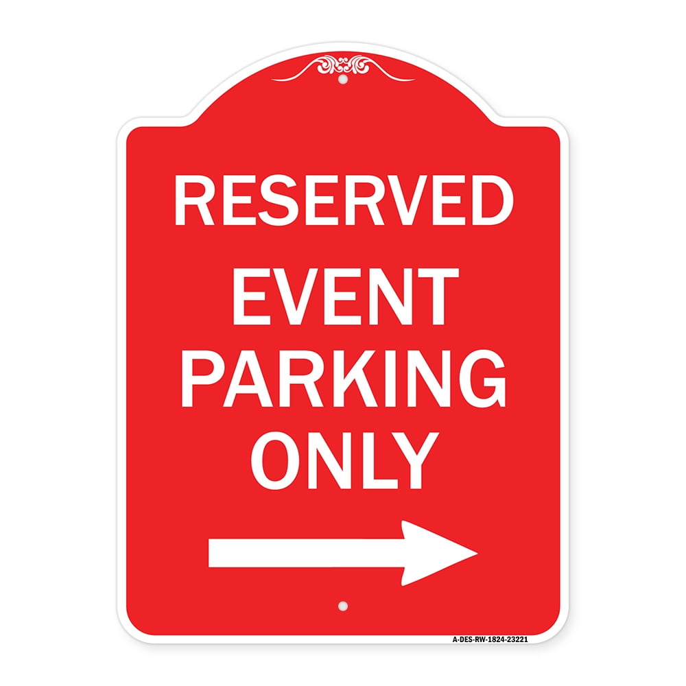 SignMission A-DES-RW-1824-23221 18 x 24 in. Designer Series Sign ...