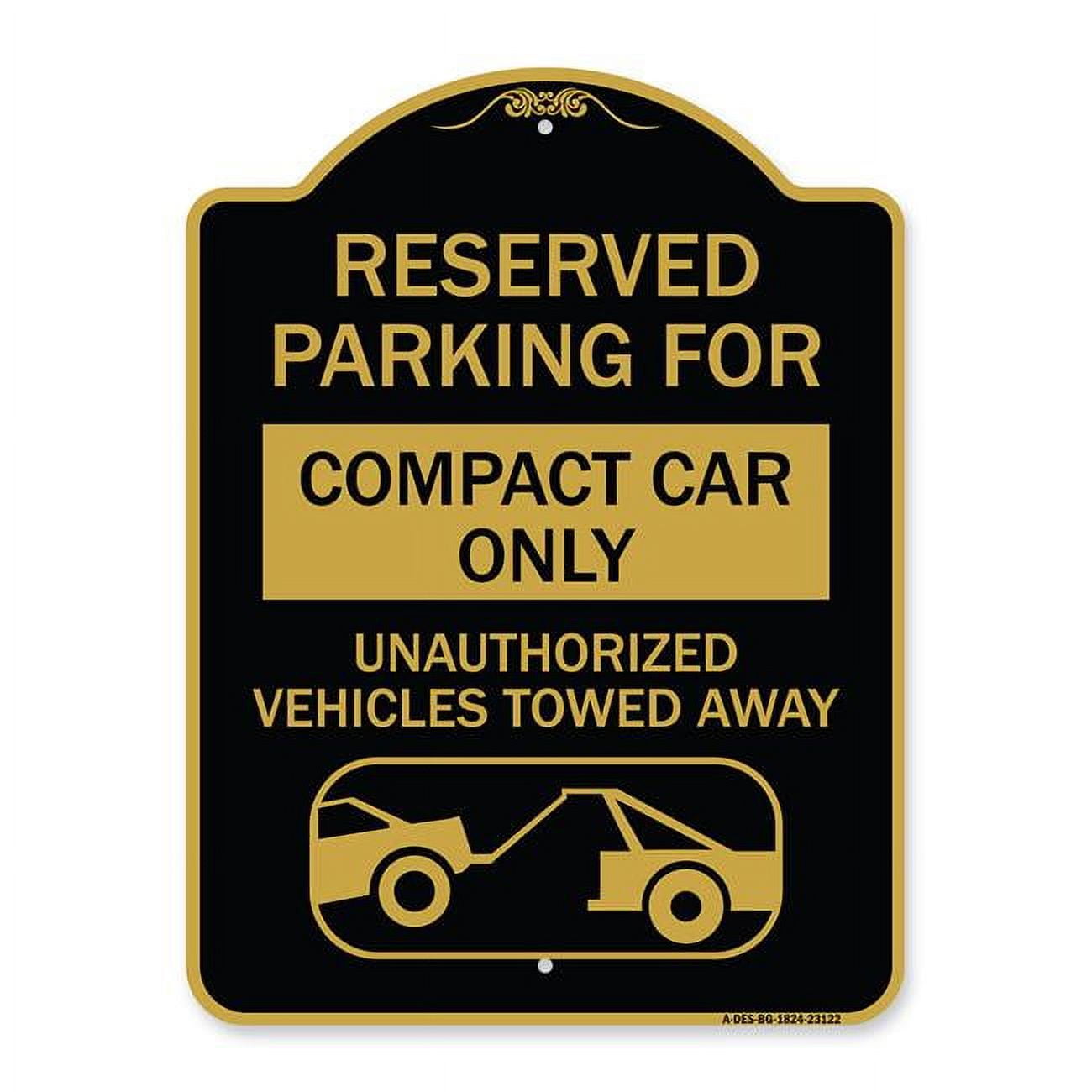 SignMission 18 x 24 in. Designer Series Sign - Reserved Parking for ...