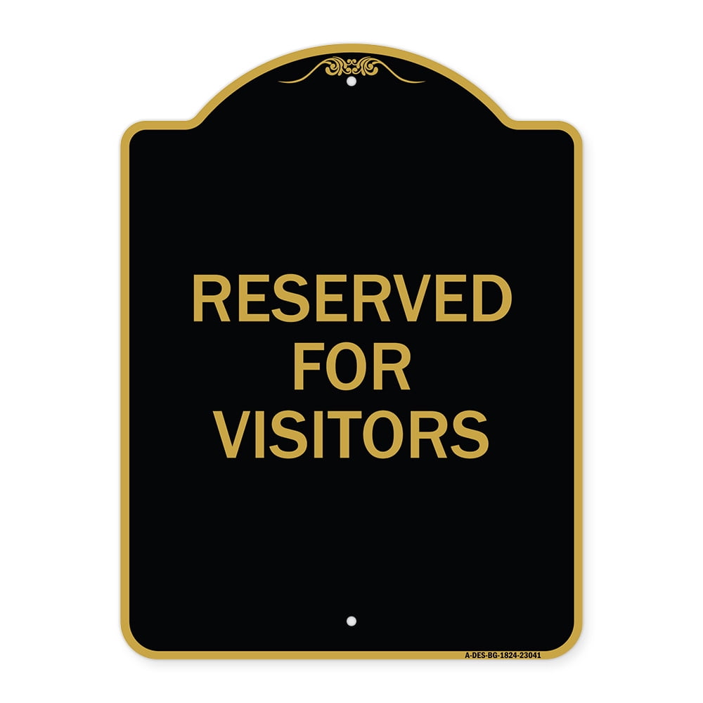 SignMission 18 x 24 in. Designer Series Sign - Reserved Parking Sign ...