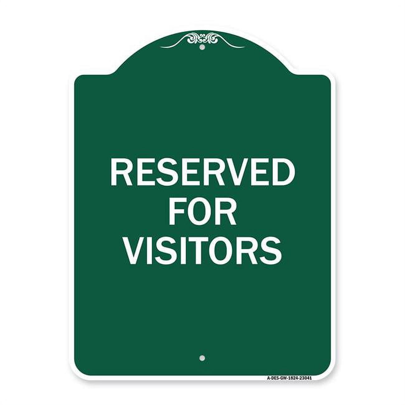 SignMission 18 x 24 in. Designer Series Sign - Reserved Parking Sign ...
