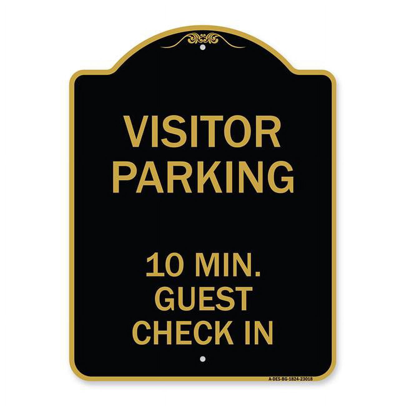 SignMission 18 x 24 in. Designer Series Sign - Reserved Parking Sign ...