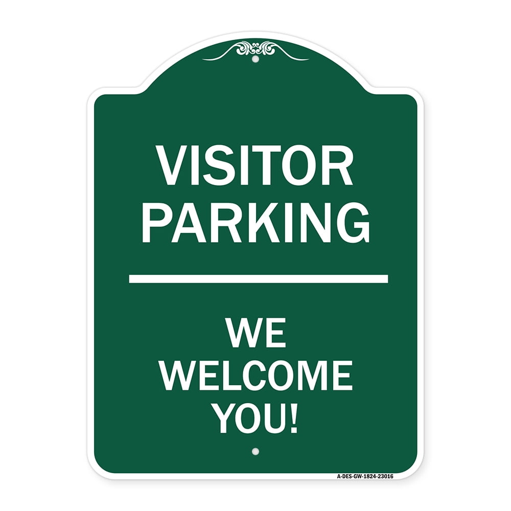 SignMission A-DES-GW-1824-23016 18 x 24 in. Designer Series Sign ...