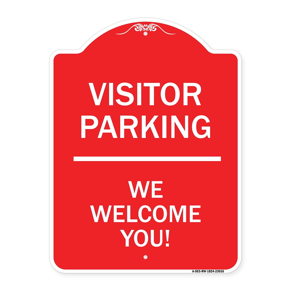 SignMission A-DES-RW-1824-23016 18 x 24 in. Designer Series Sign ...