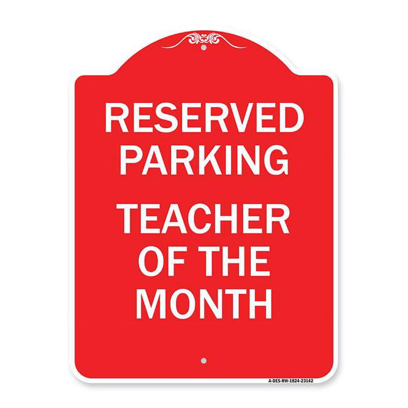 SignMission 18 x 24 in. Designer Series Sign - Reserved Parking ... SignMission 18 x 24 in. Designer Series Sign - Reserved Parking ...