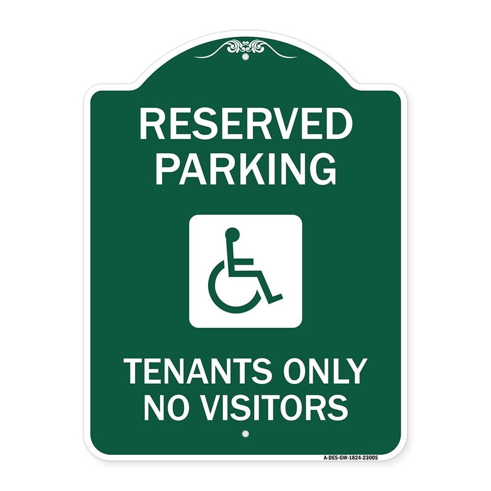 SignMission A-DES-GW-1824-23005 18 x 24 in. Designer Series Sign ...