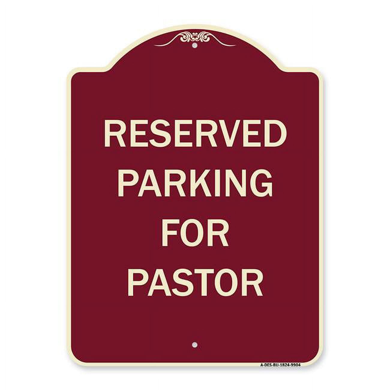 SignMission 18 x 24 in. Designer Series Sign - Reserved Parking for ...