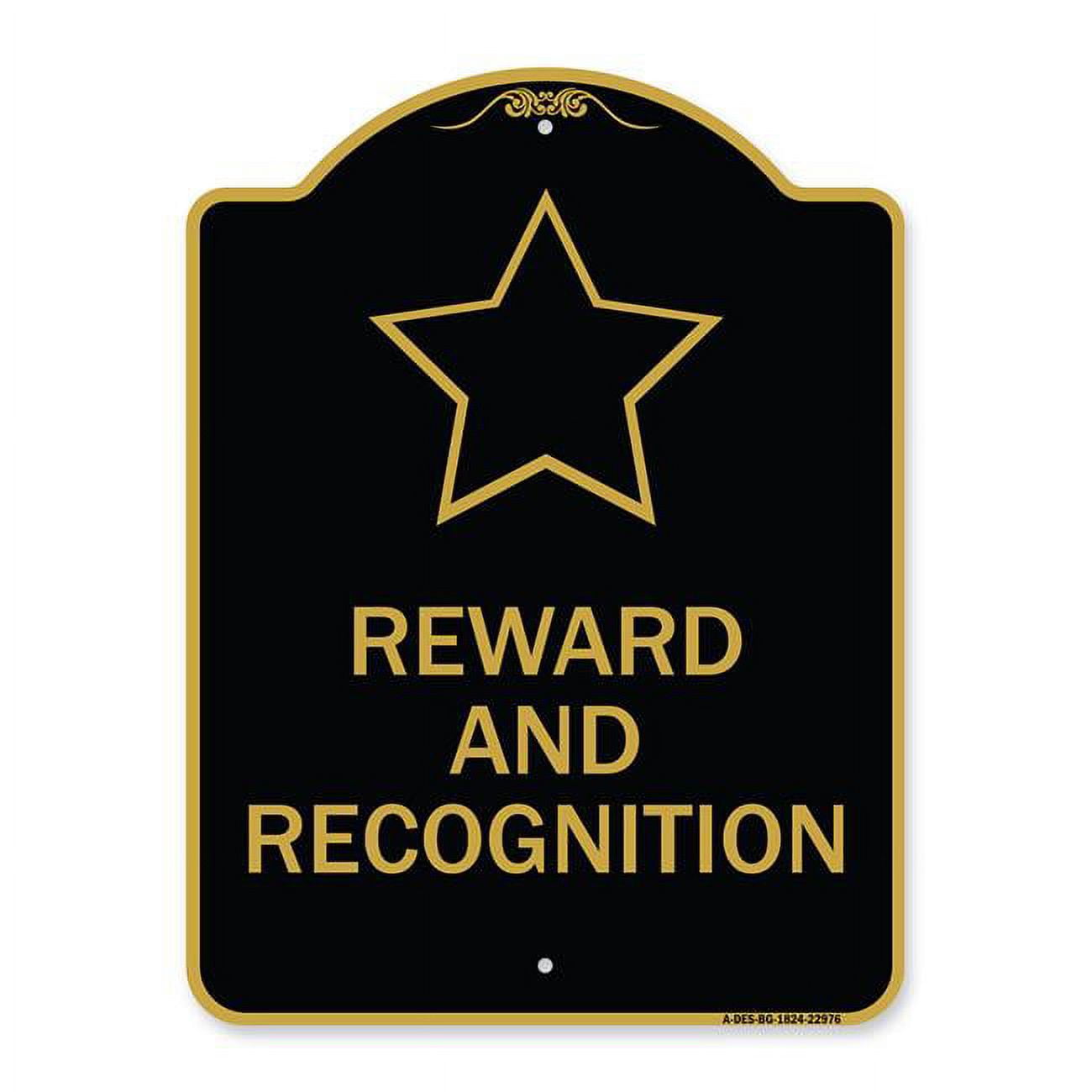 SignMission 18 x 24 in. Designer Series Sign - Reward & Recognition ...