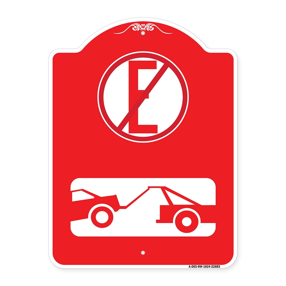 SignMission A-DES-RW-1824-22883 18 x 24 in. Designer Series Sign ...