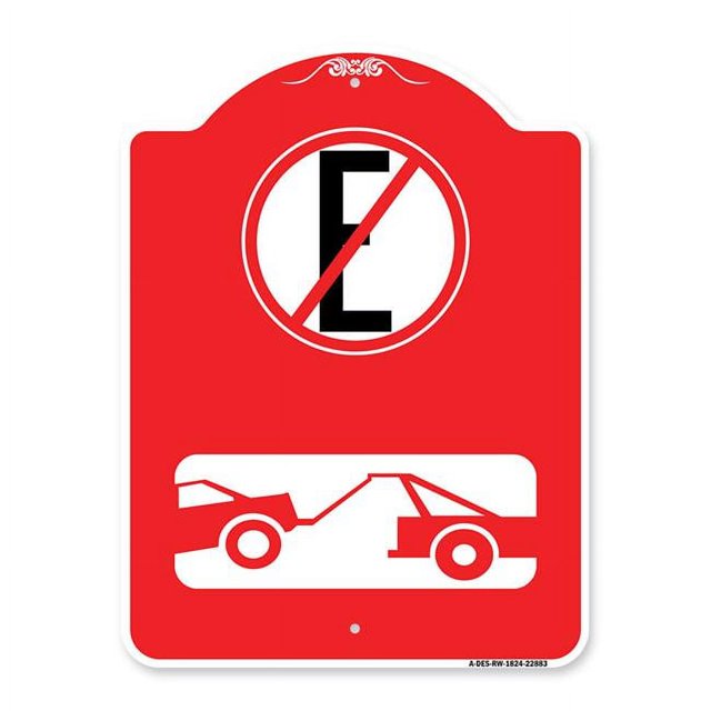 SignMission 18 x 24 in. Designer Series Sign - Spanish Parking Control ...