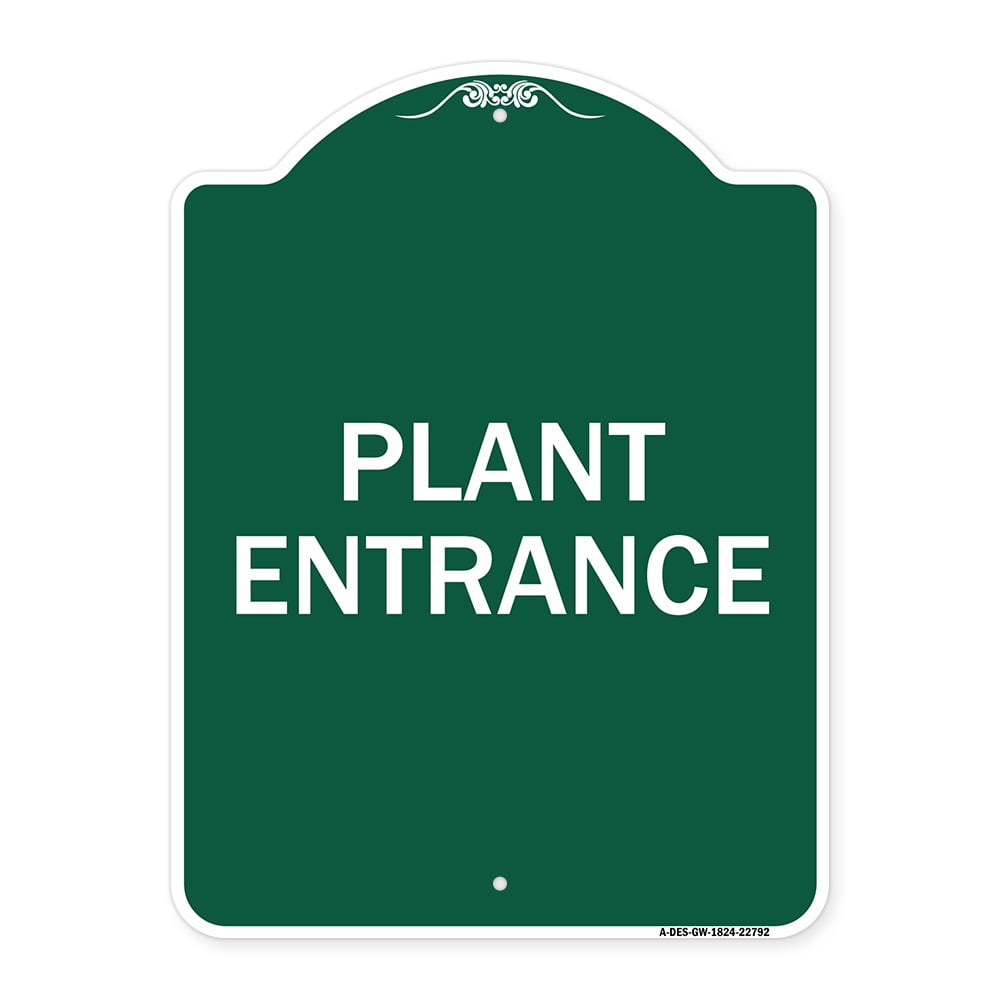SignMission A-DES-GW-1824-22792 18 x 24 in. Designer Series Sign ...