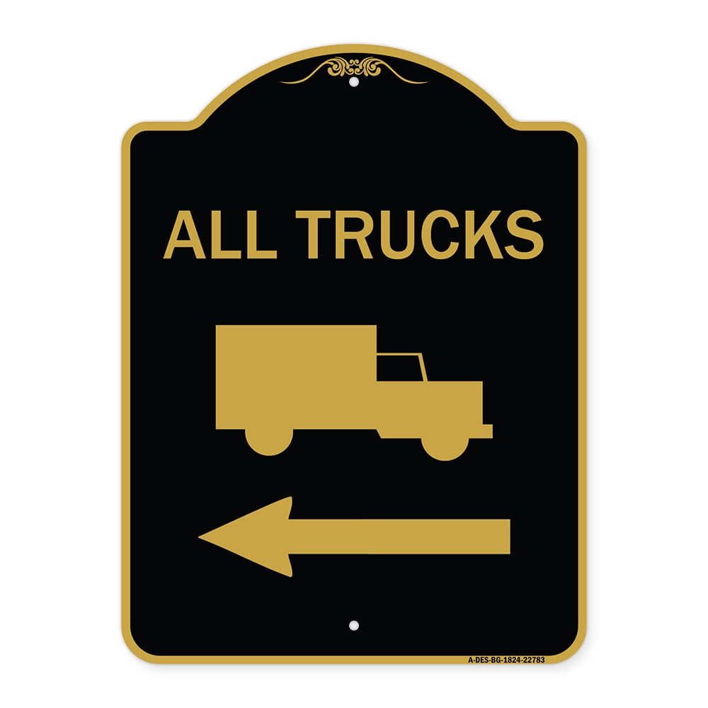 SignMission A-DES-BG-1824-22783 18 x 24 in. Designer Series Sign ...