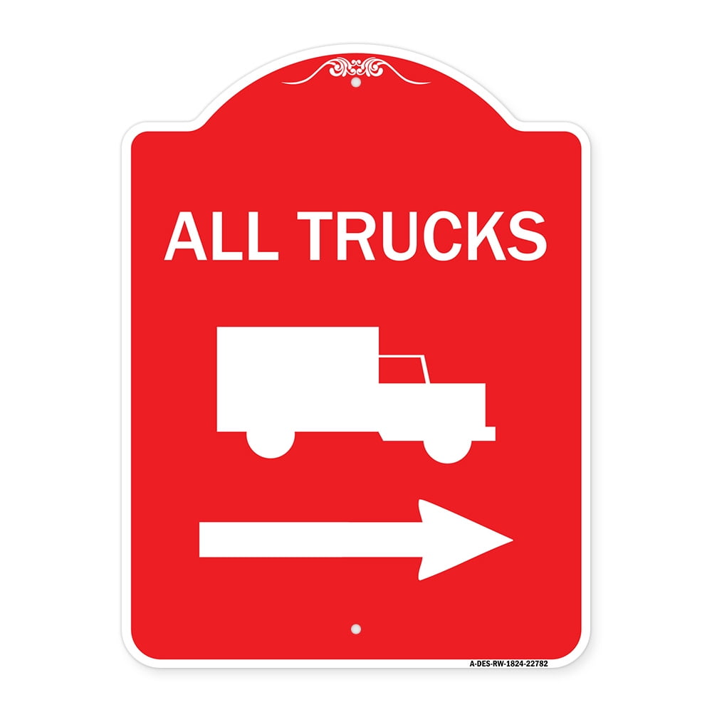 SignMission A-DES-RW-1824-22782 18 x 24 in. Designer Series Sign ...