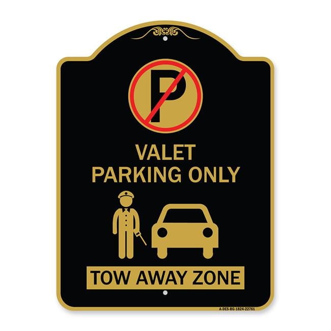 SignMission A-DES-BG-1824-22761 18 x 24 in. Designer Series Sign ...