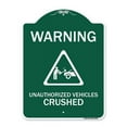 SignMission 18 x 24 in. Designer Series Sign - Warning Unauthorized ...
