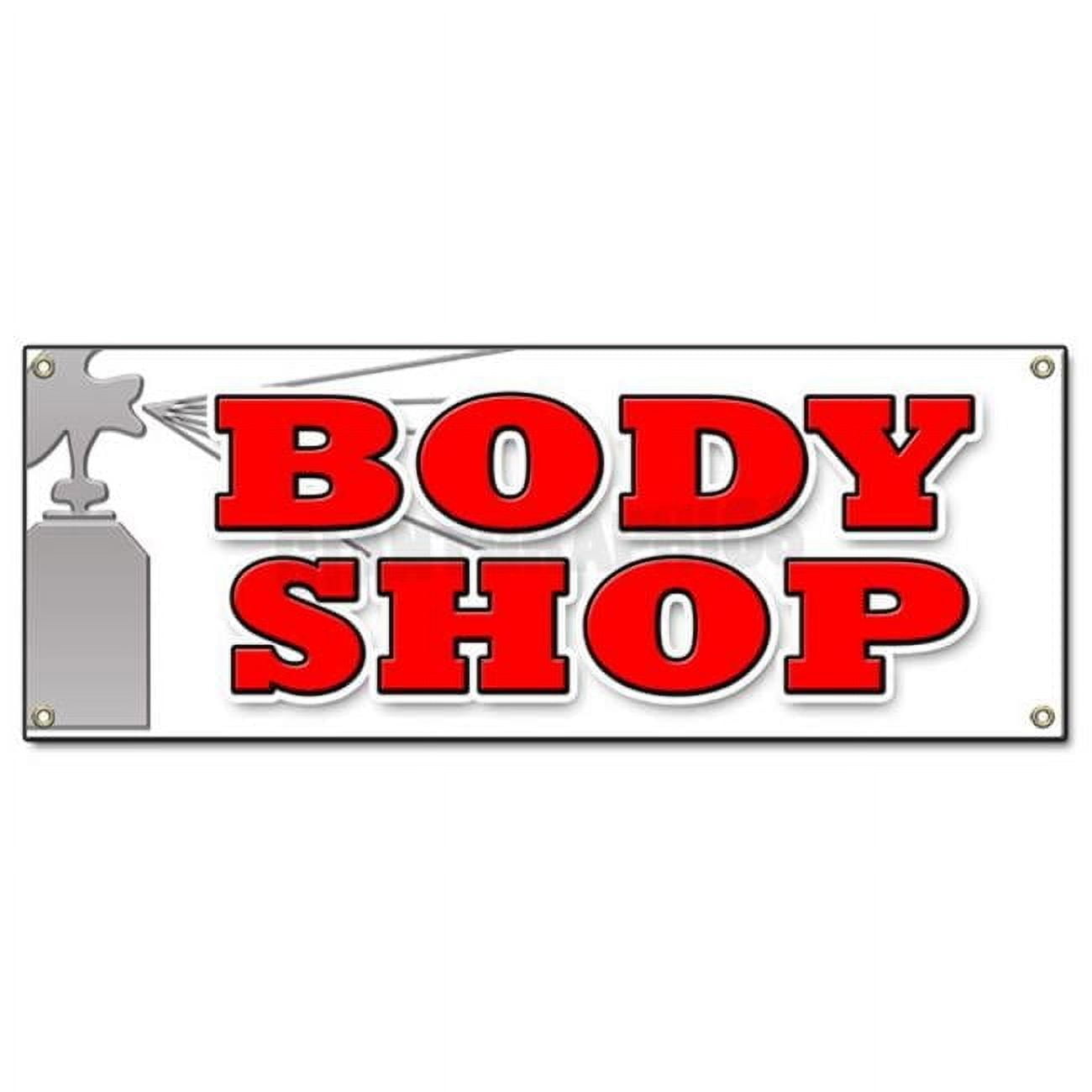 SignMission 18 x 48 in. Body Shop Banner Sign - Walmart.com