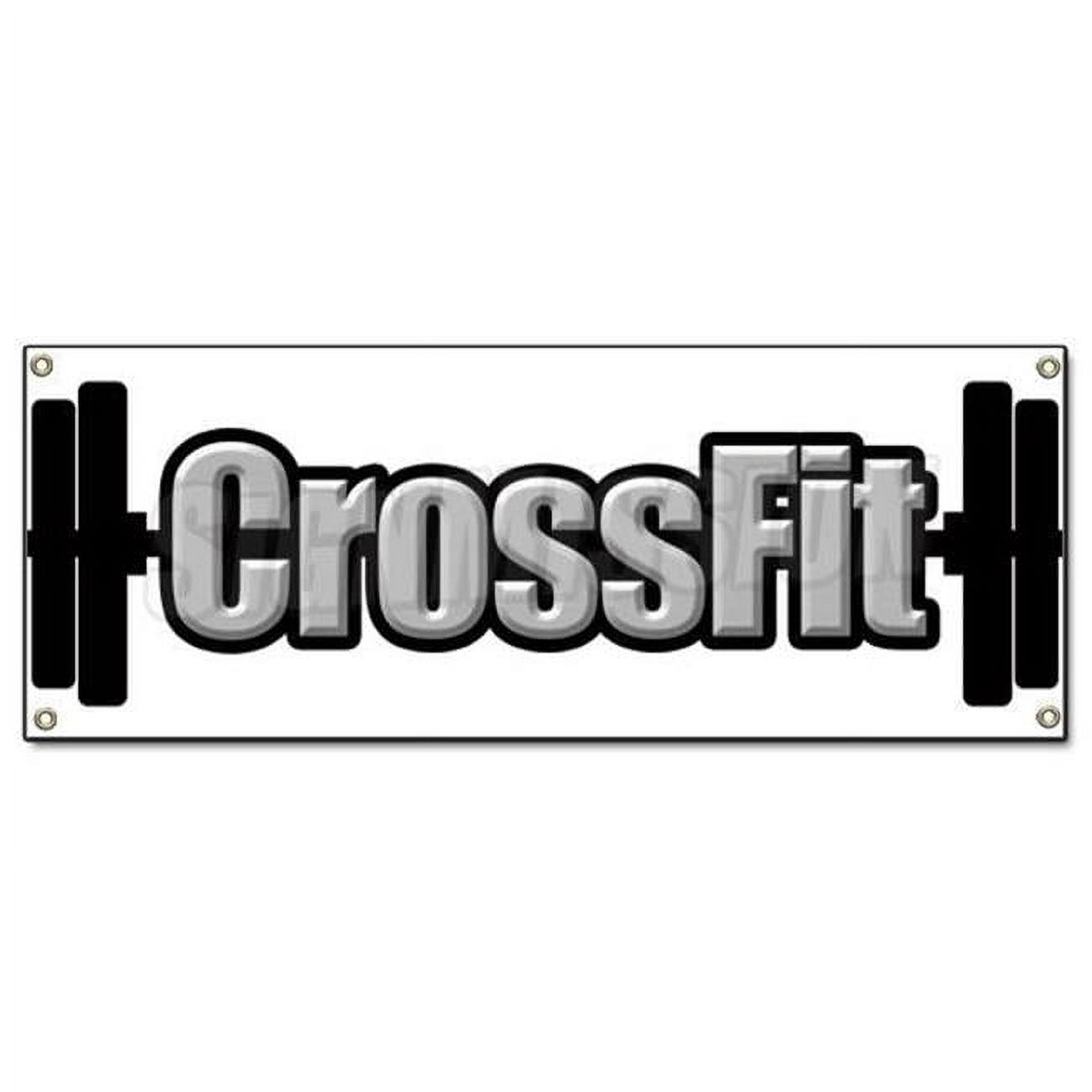 SignMission 18 x 48 in. Crossfit Banner Sign - Walmart.com