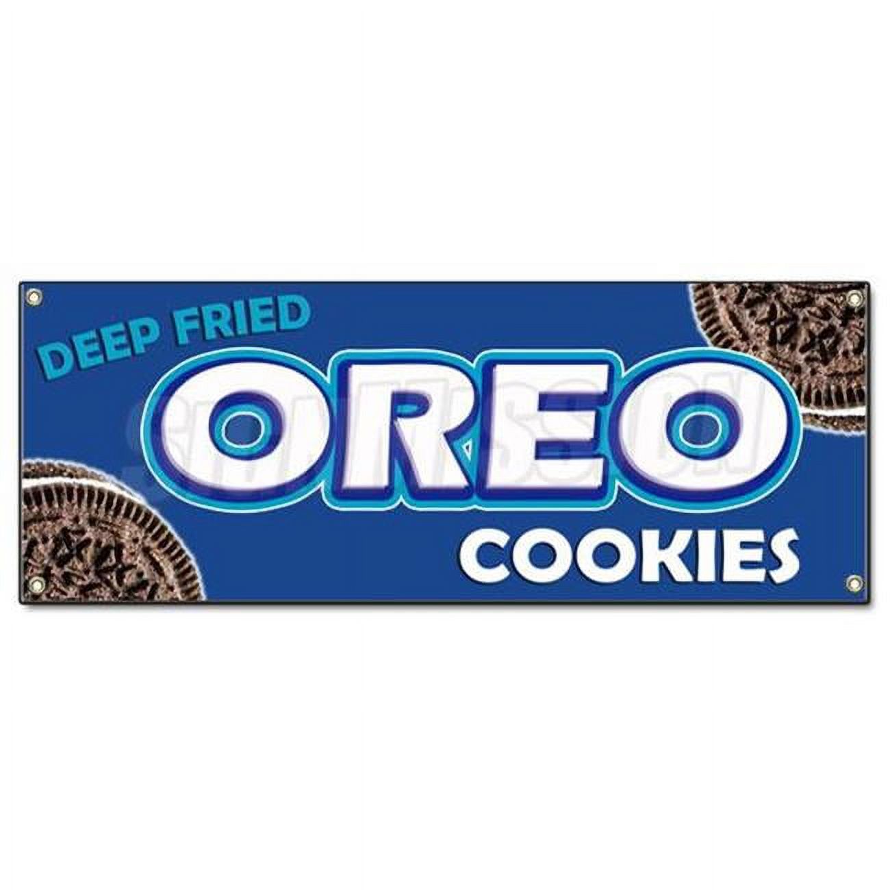 SignMission 18 x 48 in. Deep Fried Oreos Banner Sign - Walmart.com