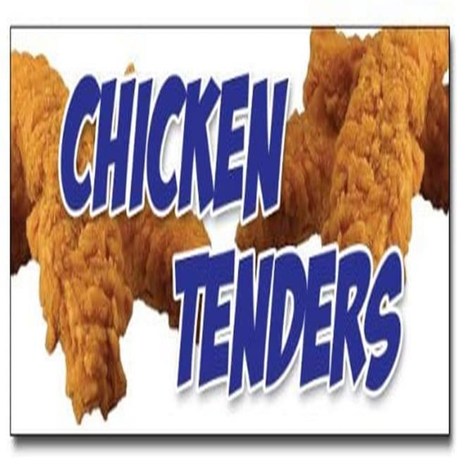 24" CHICKEN TENDERS DECAL sticker fingers strips new - Walmart.com