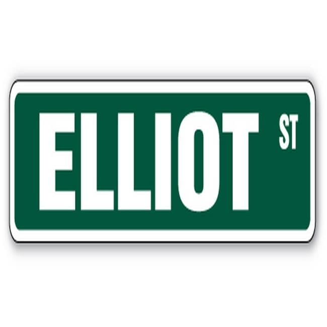 ELLIOT Street Sign Childrens Name Room Sign | Indoor/Outdoor | 24" Wide ...