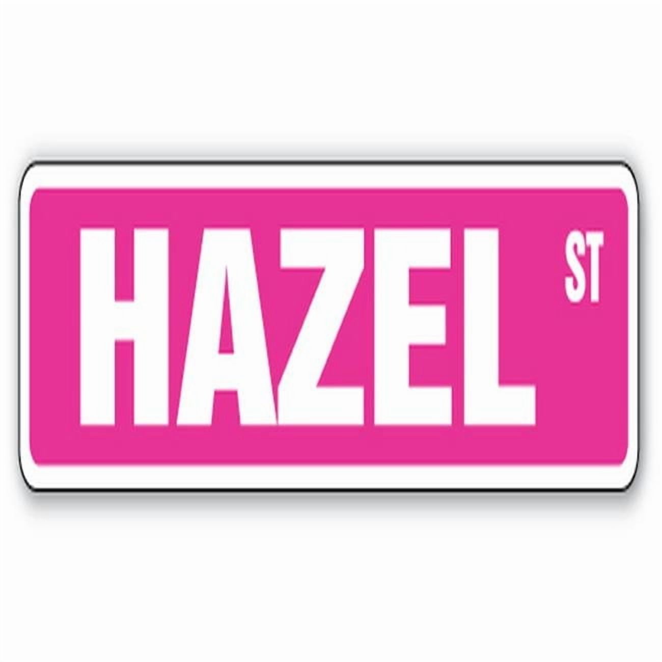 SignMission SS-624-HAZEL 24 in. Hazel Street Childrens Name Room Sign ...