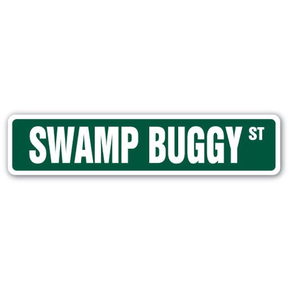 SWAMP BUGGY Street Sign Childrens Name Room Sign | Indoor/Outdoor | 24 ...
