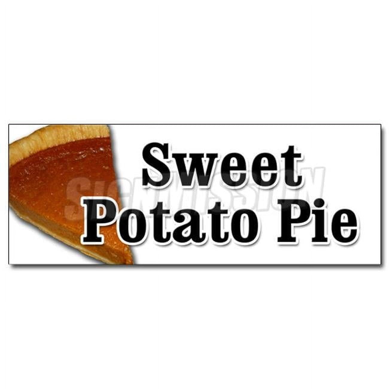 SignMission 24 in. Sweet Potato Pie Decal Sticker - Pie Sweet Southern ...