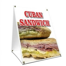 BENTISM Outdoor A-Frame Sidewalk Sign 24x36 inch Sandwich Board Signs ...