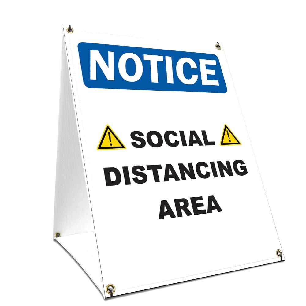 SignMission OS-NS-SBC-2436-25597 24 x 36 in. Coronavirus Notice Sign ...