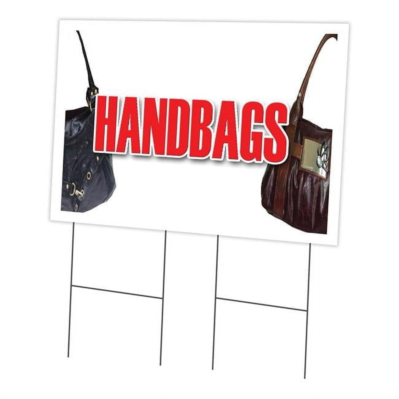 SignMission 24 x 36 in. Handbags Yard Sign & Stake - Walmart.com
