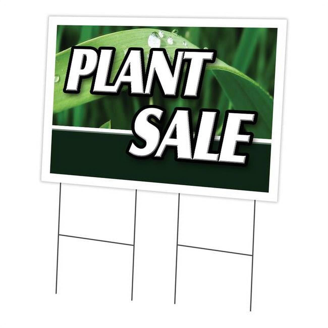 SignMission 24 x 36 in. Plant Sale Yard Sign & Stake - Walmart.com