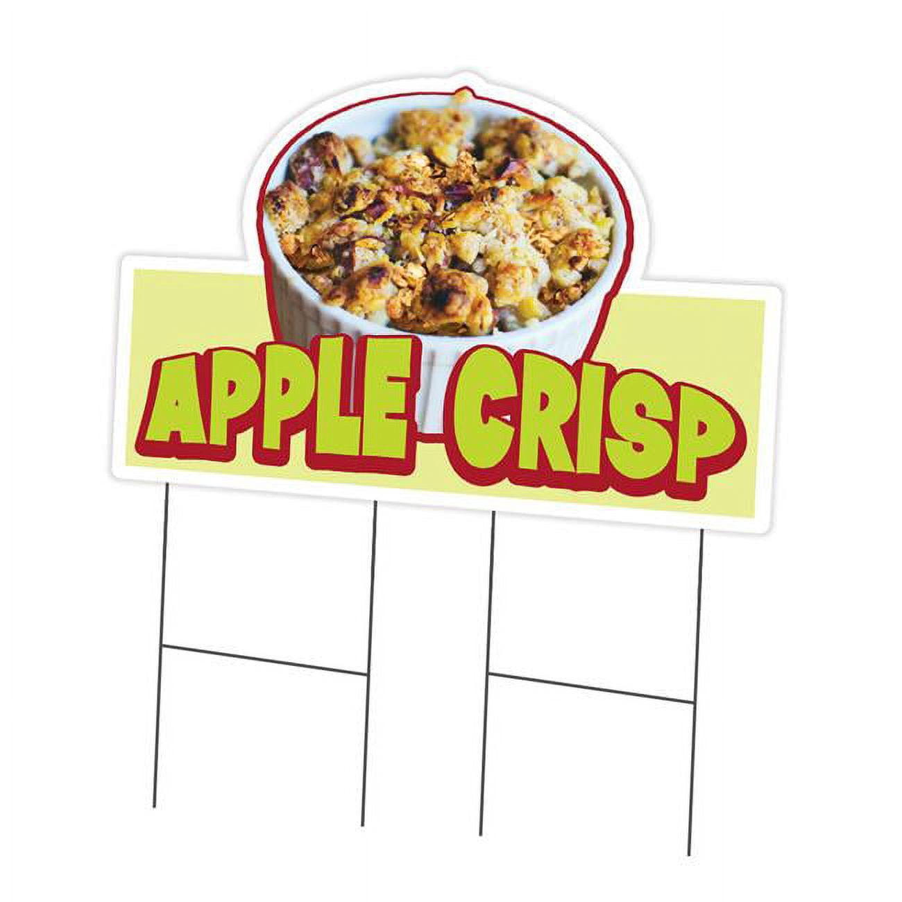 SignMission 24 x 36 in. Yard Sign & Stake - Apple Crisp - Walmart.com
