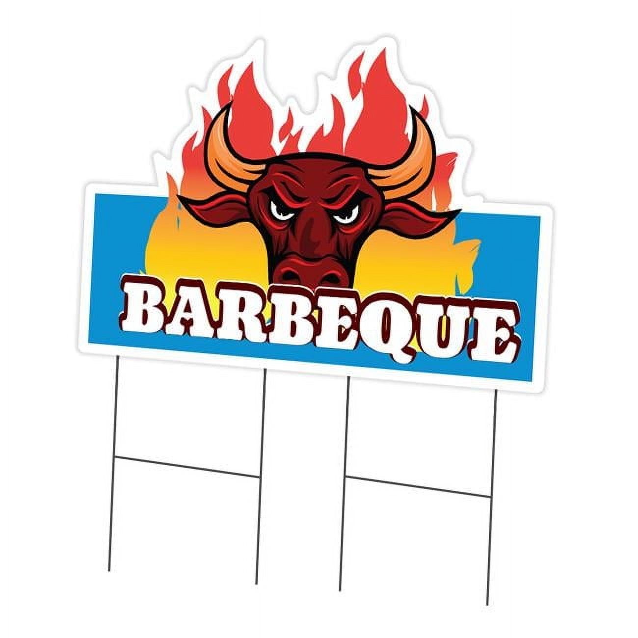 SignMission 24 x 36 in. Yard Sign & Stake - Barbeque - Walmart.com