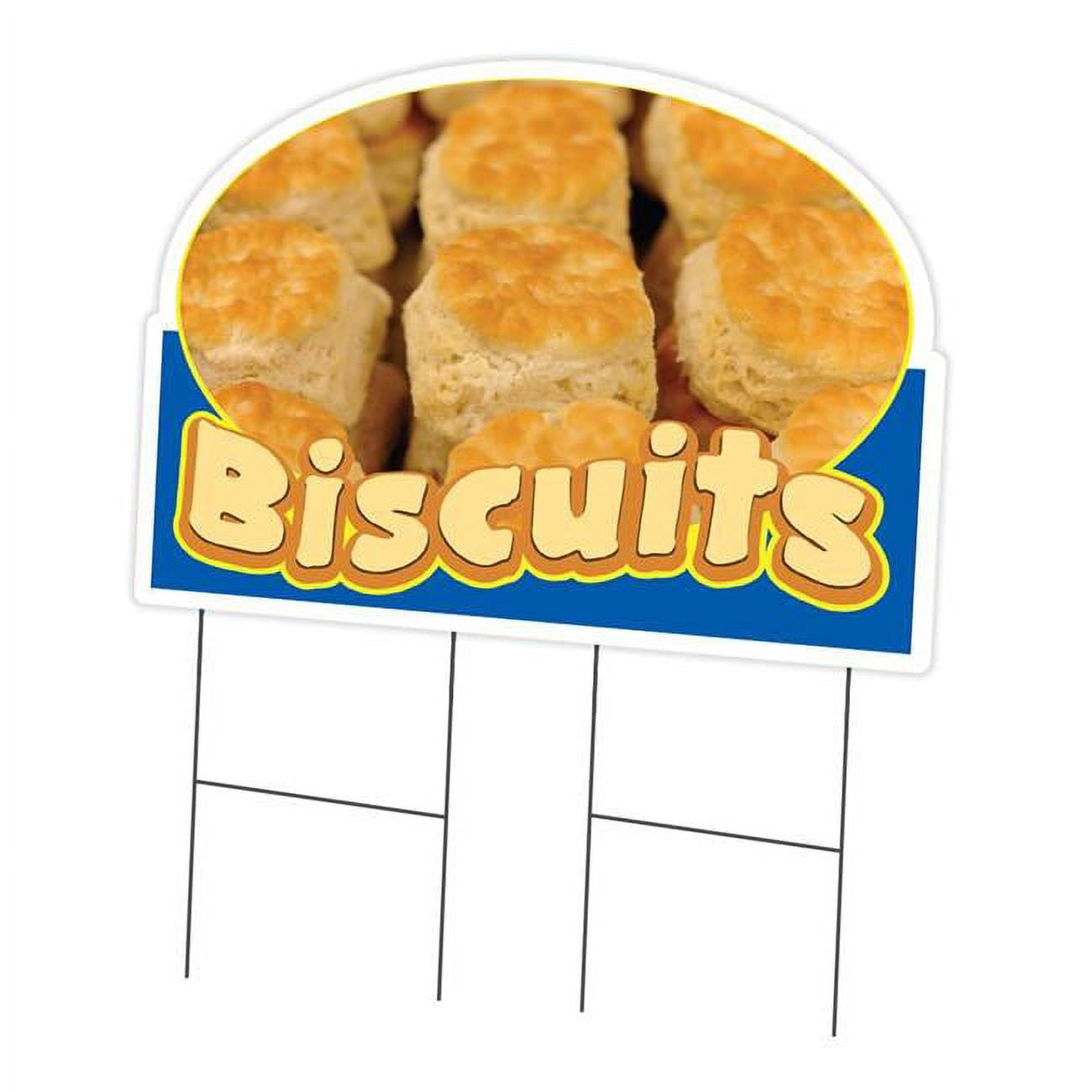 SignMission 24 x 36 in. Yard Sign & Stake - Biscuits - Walmart.com