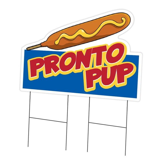 SignMission 24 x 36 in. Yard Sign & Stake - Pronto Pup - Walmart.com
