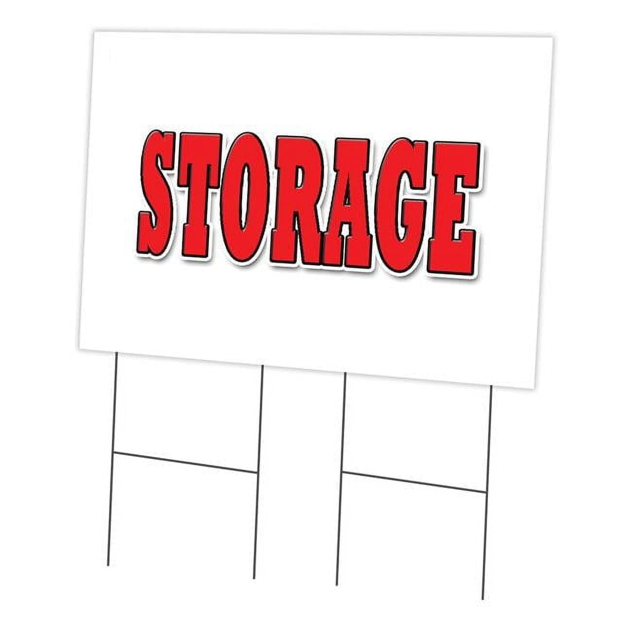 SignMission 24 x 36 in. Yard Sign & Stake - Storage - Walmart.com