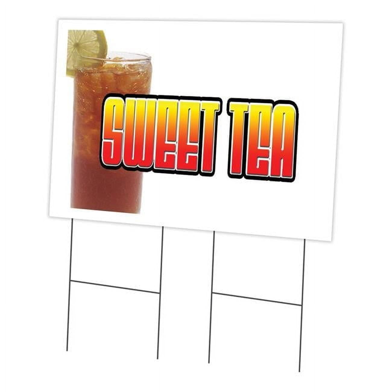 SignMission 24 x 36 in. Yard Sign & Stake - Sweet Tea - Walmart.com
