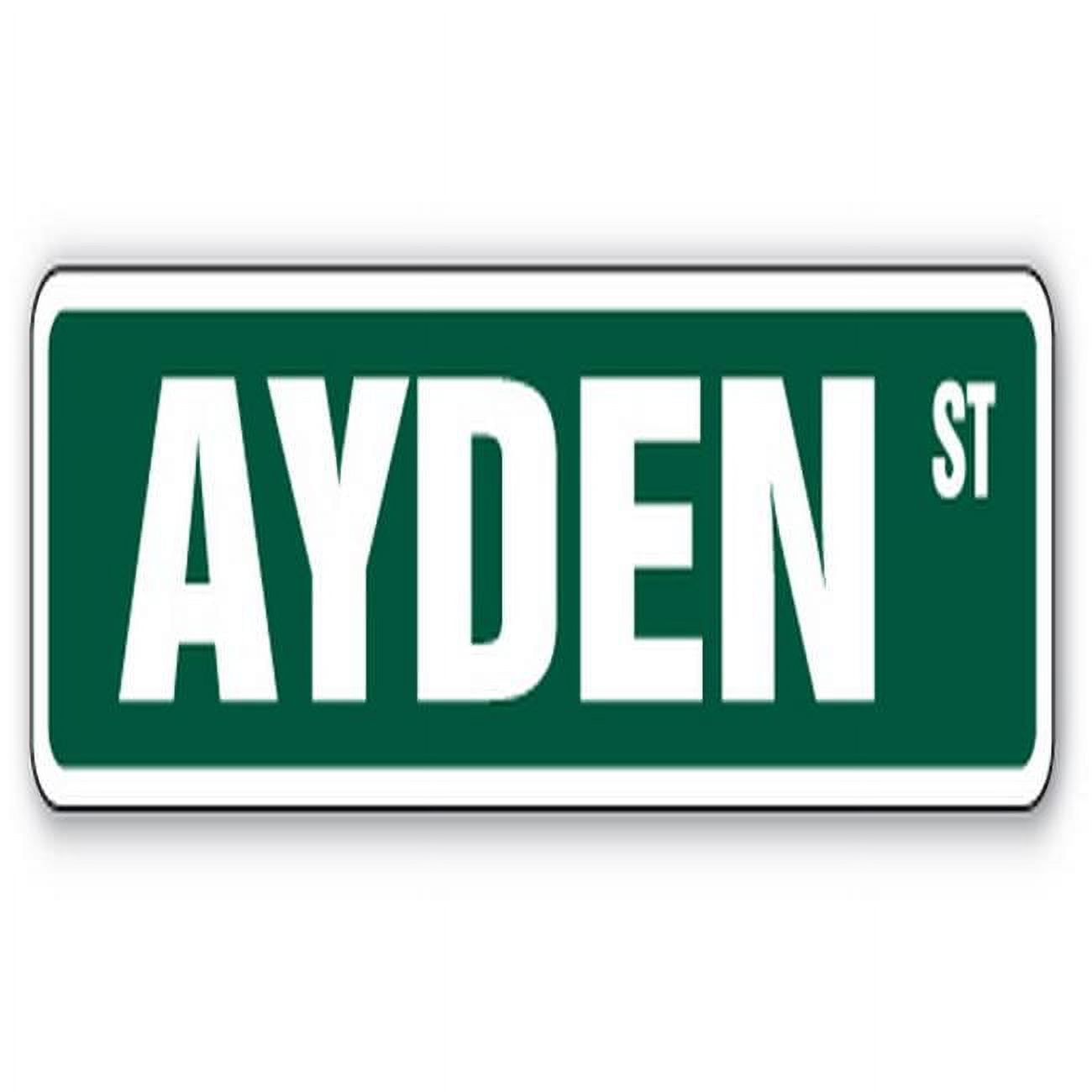 SignMission 30 in. Ayden Street Childrens Name Room Sign - Walmart.com