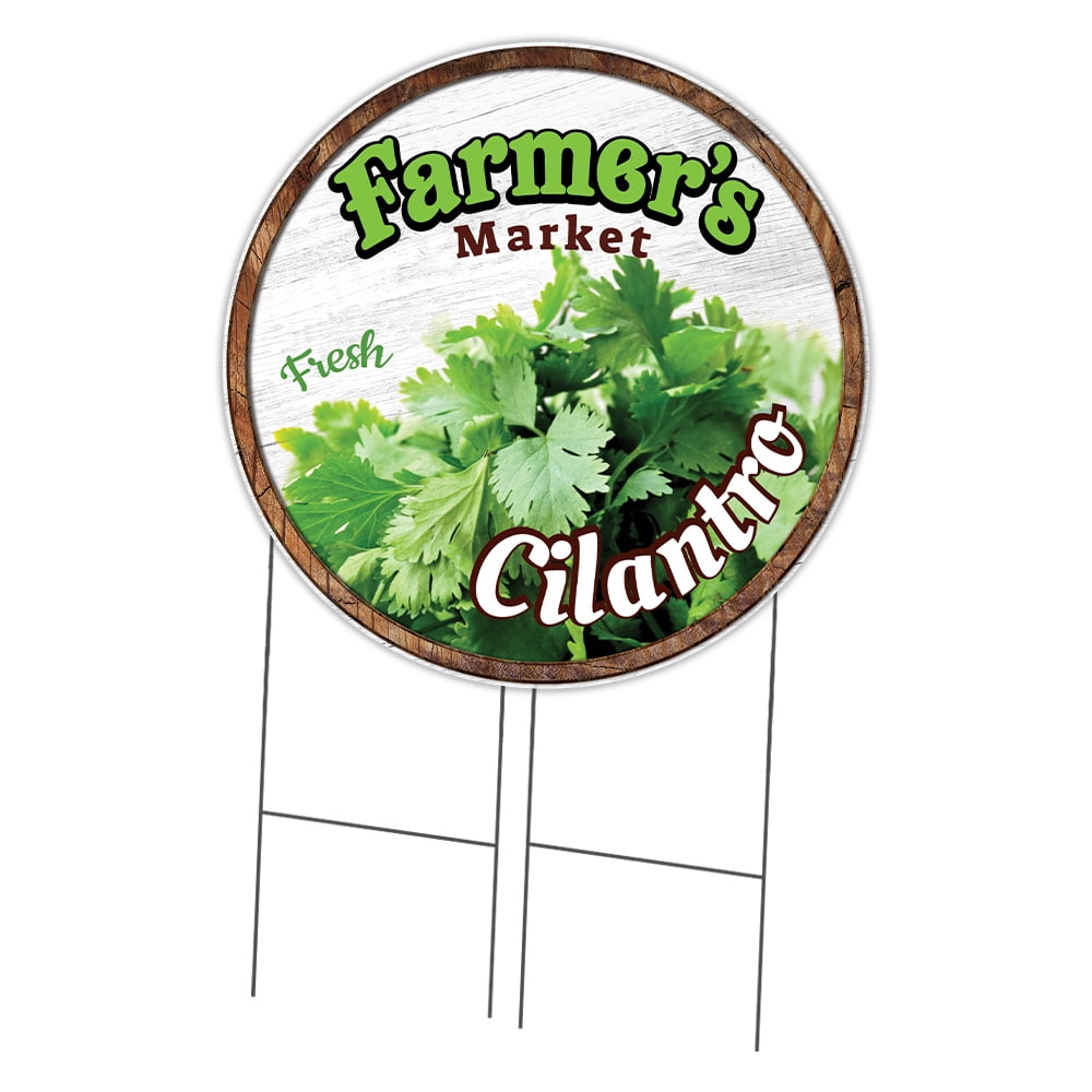SignMission C-36-CIR-WS-Cilantro 36 in. Corrugated Circular Plastic ...
