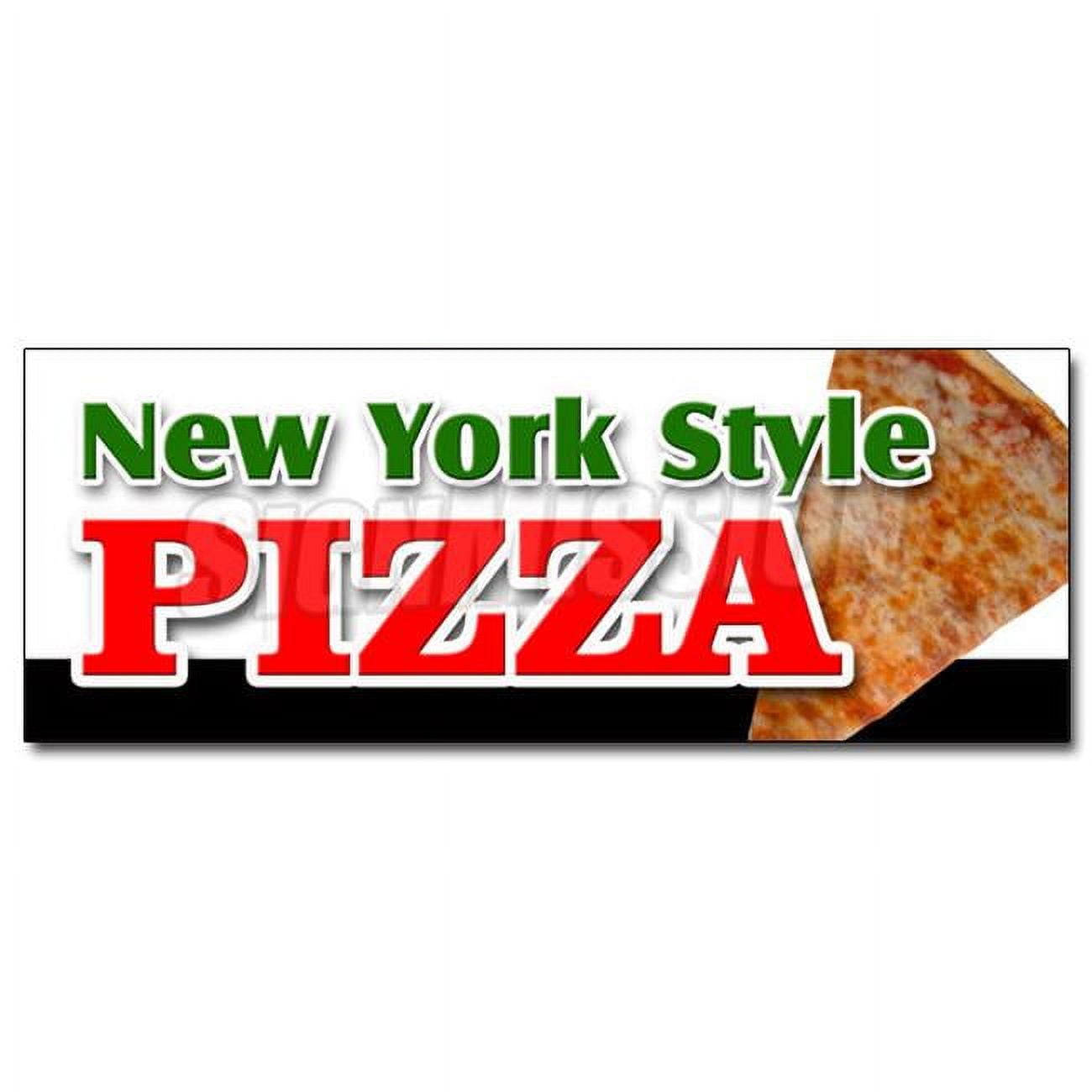 SignMission 36 in. New York Style Pizza Decal Sticker - By the Slice ...