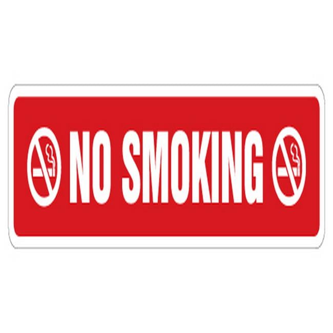 SignMission 36 in. No Smoking Street Sign - Smoking Signs Red Symbol ...