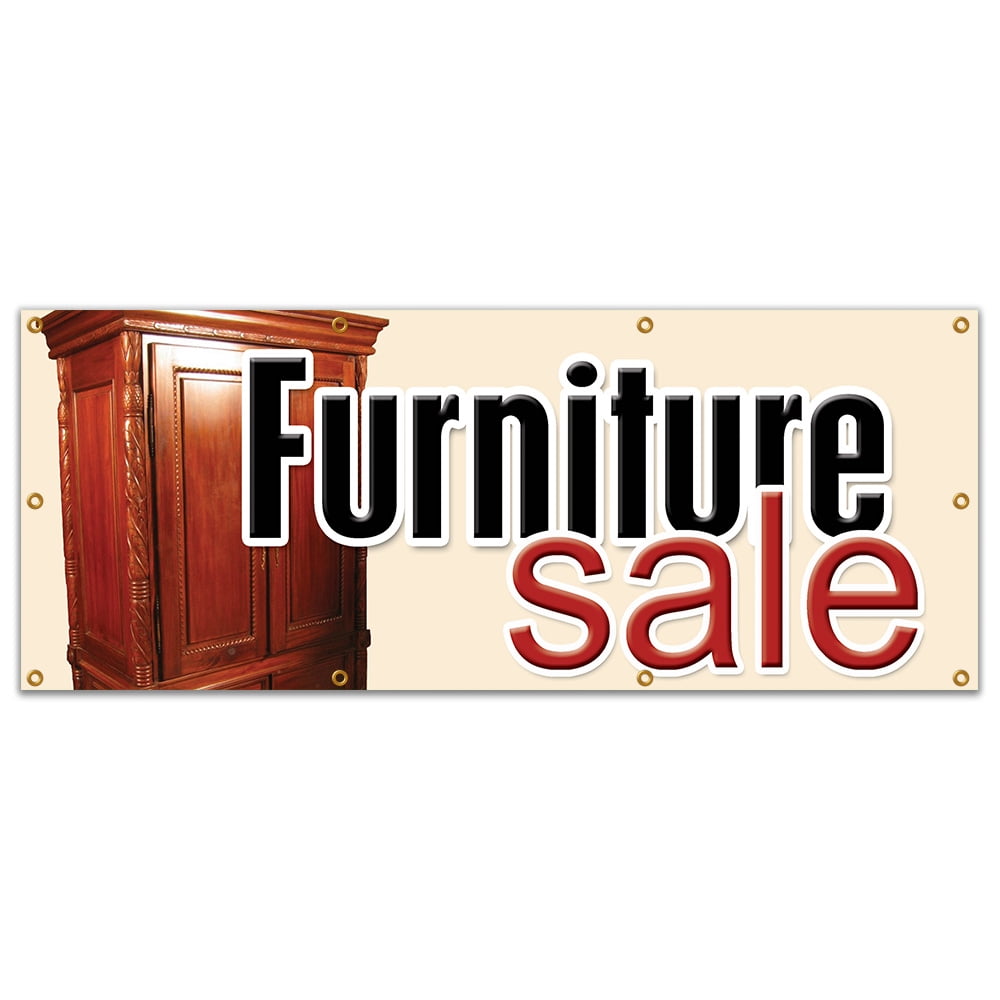 36"x96" FURNITURE SALE BANNER SIGN store signs sign sofa recliner chair ...