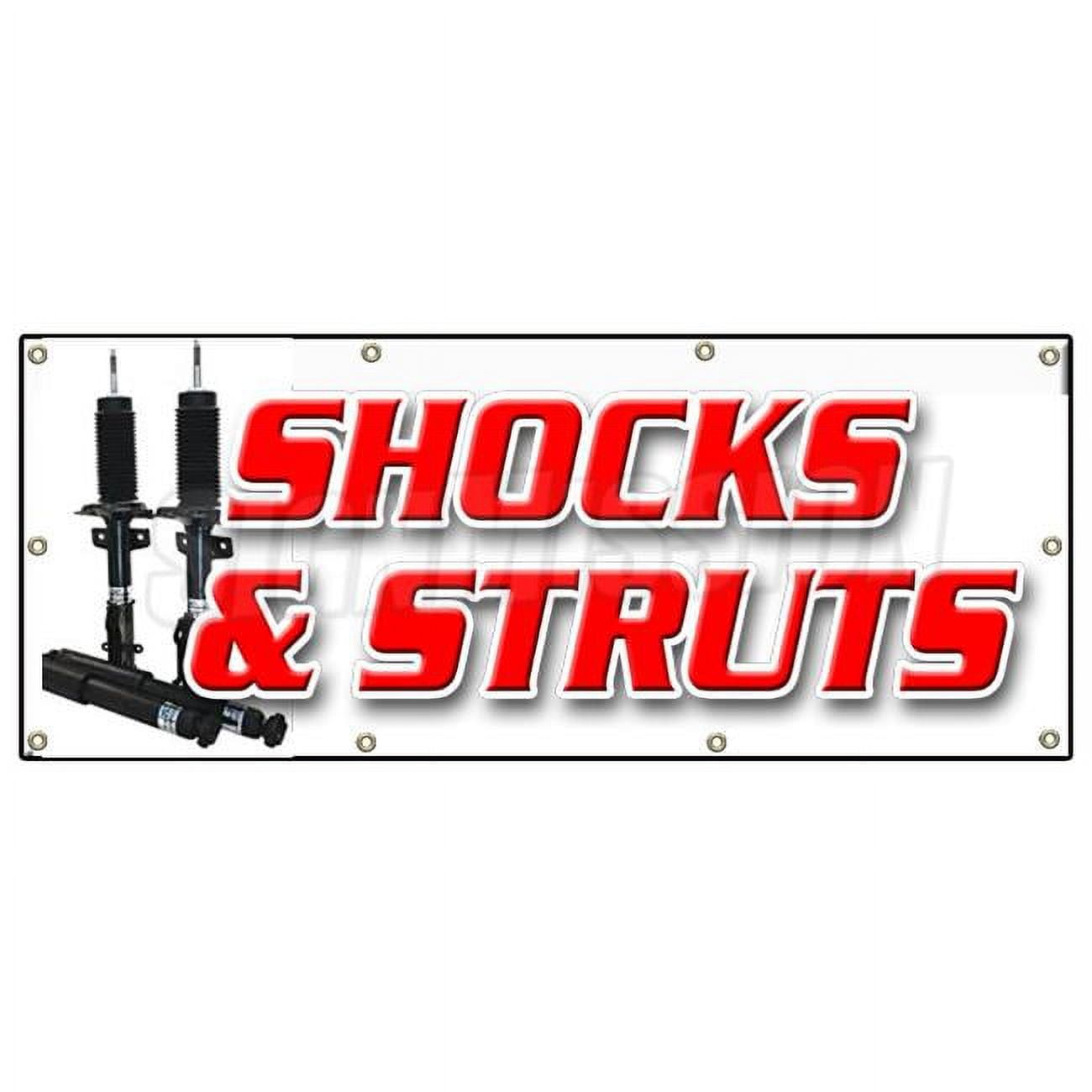 SignMission 36 x 96 in. Shocks & Struts Banner Sign - Walmart.com