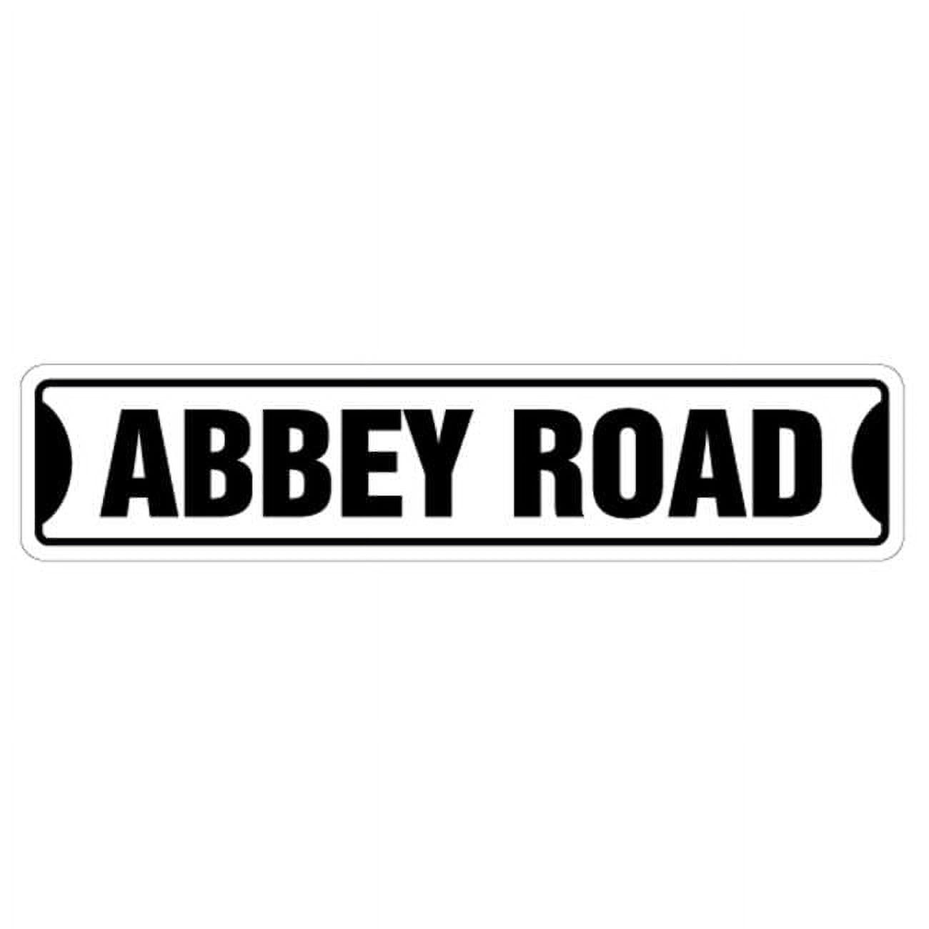 SignMission 4 x 18 in. Abbey Road Street Sign - Walmart.com